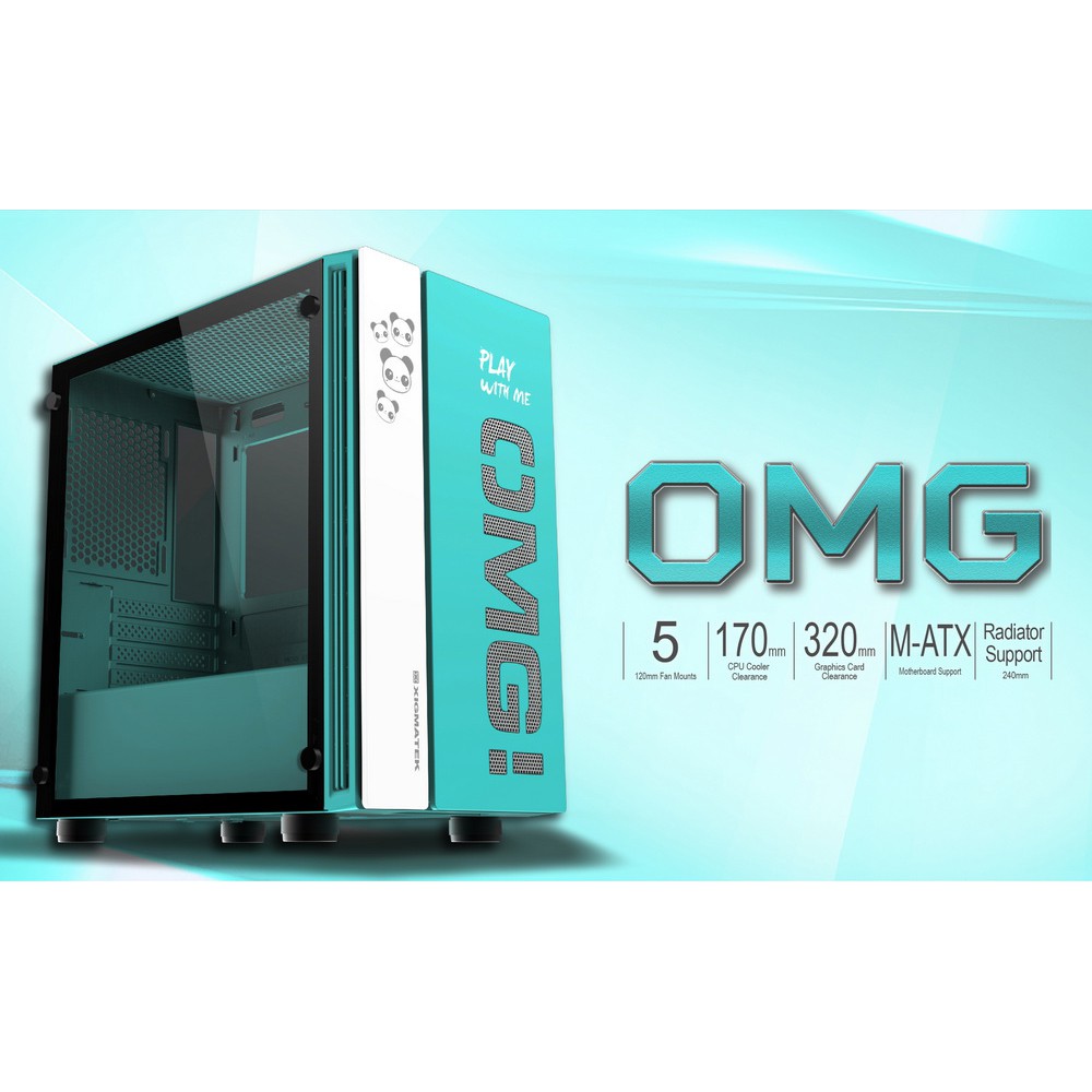 XIGMATEK OMG AQUA (No Fan) Computer Case - GAMING M-ATX | Shopee ...