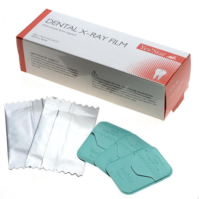 100pcs Dental X-RAY Film Intraoral Periapical 30 x 40MM for Dental Xray ...