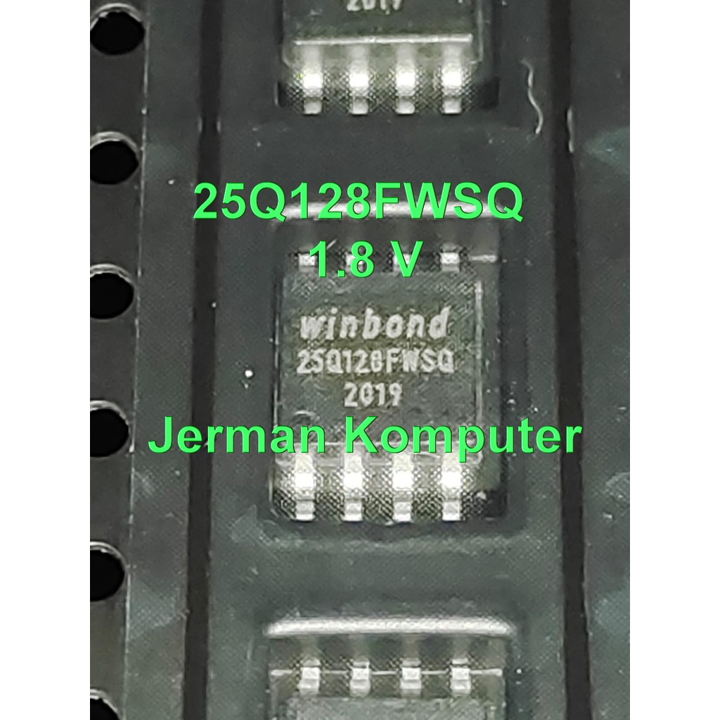 IC SPI Flash Winbond 25Q128FWSQ 25Q128FW 25Q128JWSQ 25Q128JW 128MBit 16MB 1.8 Volt | Shopee ...