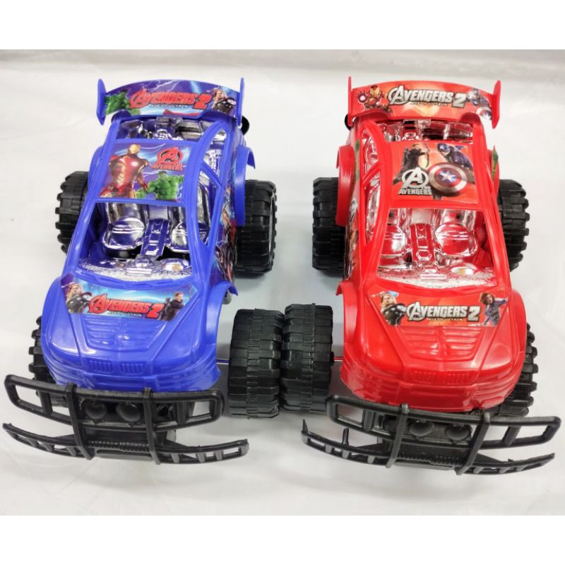 Random Car Toy (monster, trailer truck, McQueen, police car) | Shopee ...