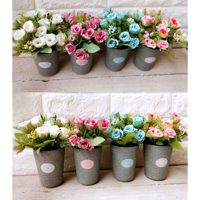 Shabby mini lala flower home decoration | Shopee Philippines