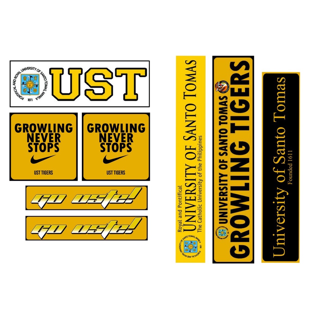 UST Growling Tigers Car Decals Sticker, Waterproof, durable, long ...