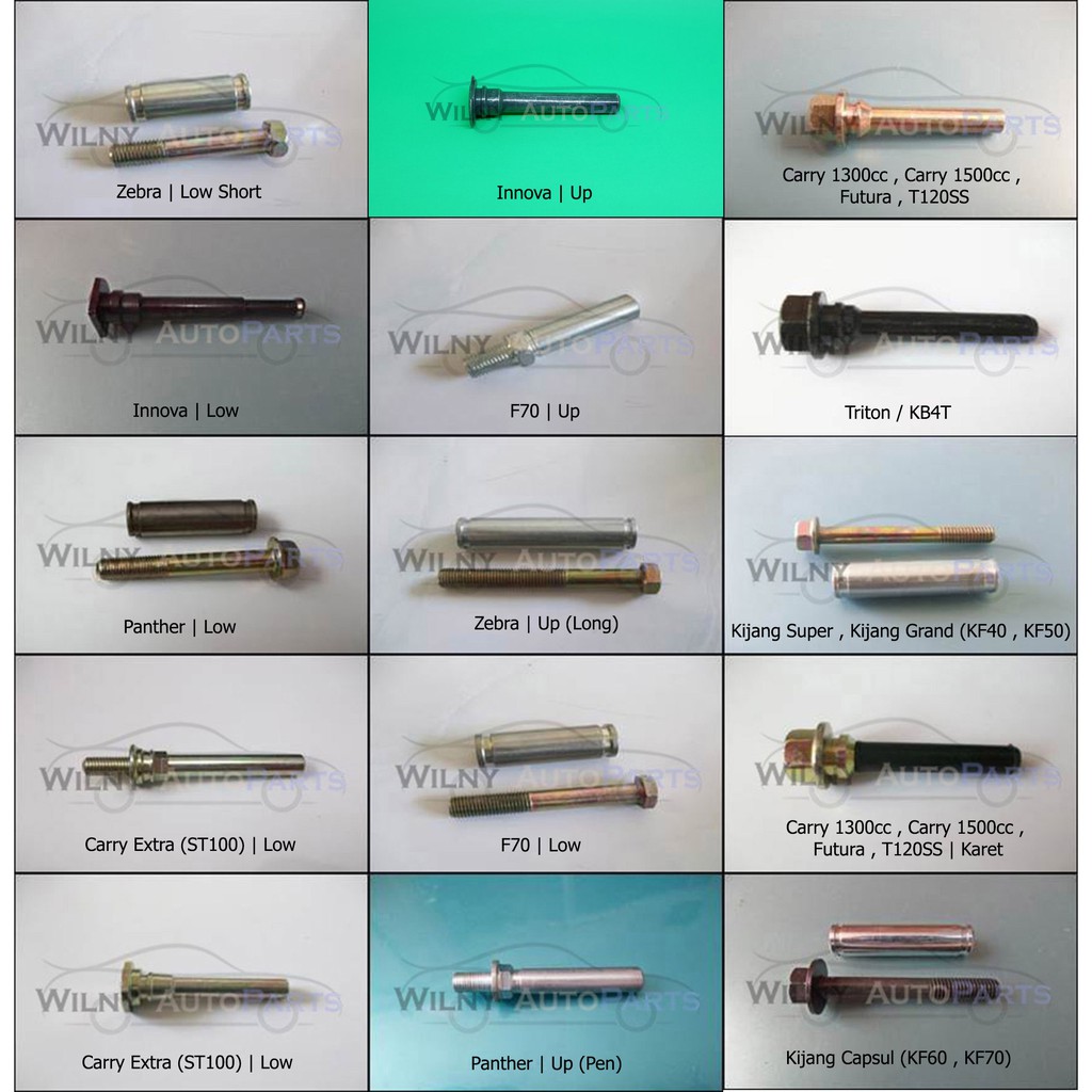 Caliper Bolt/Disc Brake Up Low Long Short Pen/Carry Innova Panther ...