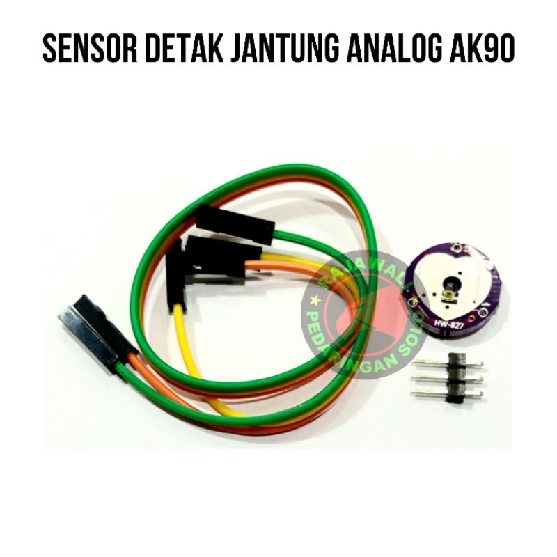 Analog HEART Rate SENSOR AK90 ARDUINO PULSE HEART SENSOR | Shopee ...