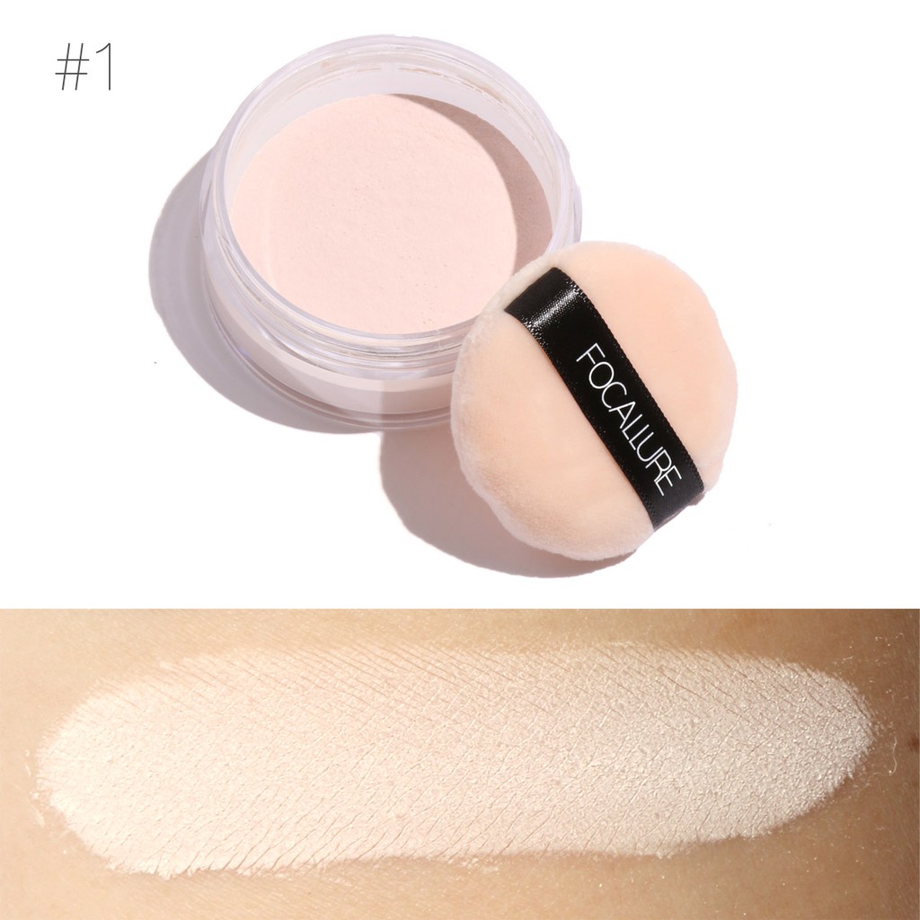 FOCALLURE 3 Colors Loose Setting Powder Oil Control Smooth Face Makeup ...
