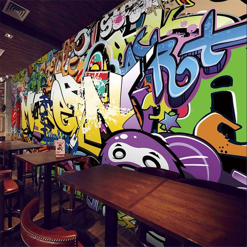 Custom Photo Wallpaper mural bar corridor background wallpaper Cafe ...