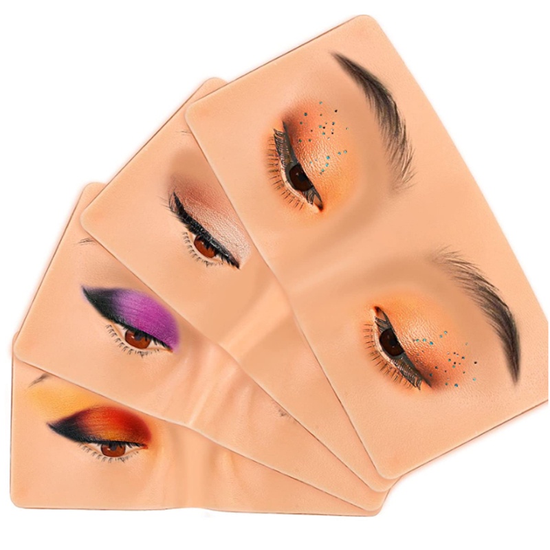 Reusable Makeup Practice Mask Board Pad Skin Eye Face Solution Makeup ...