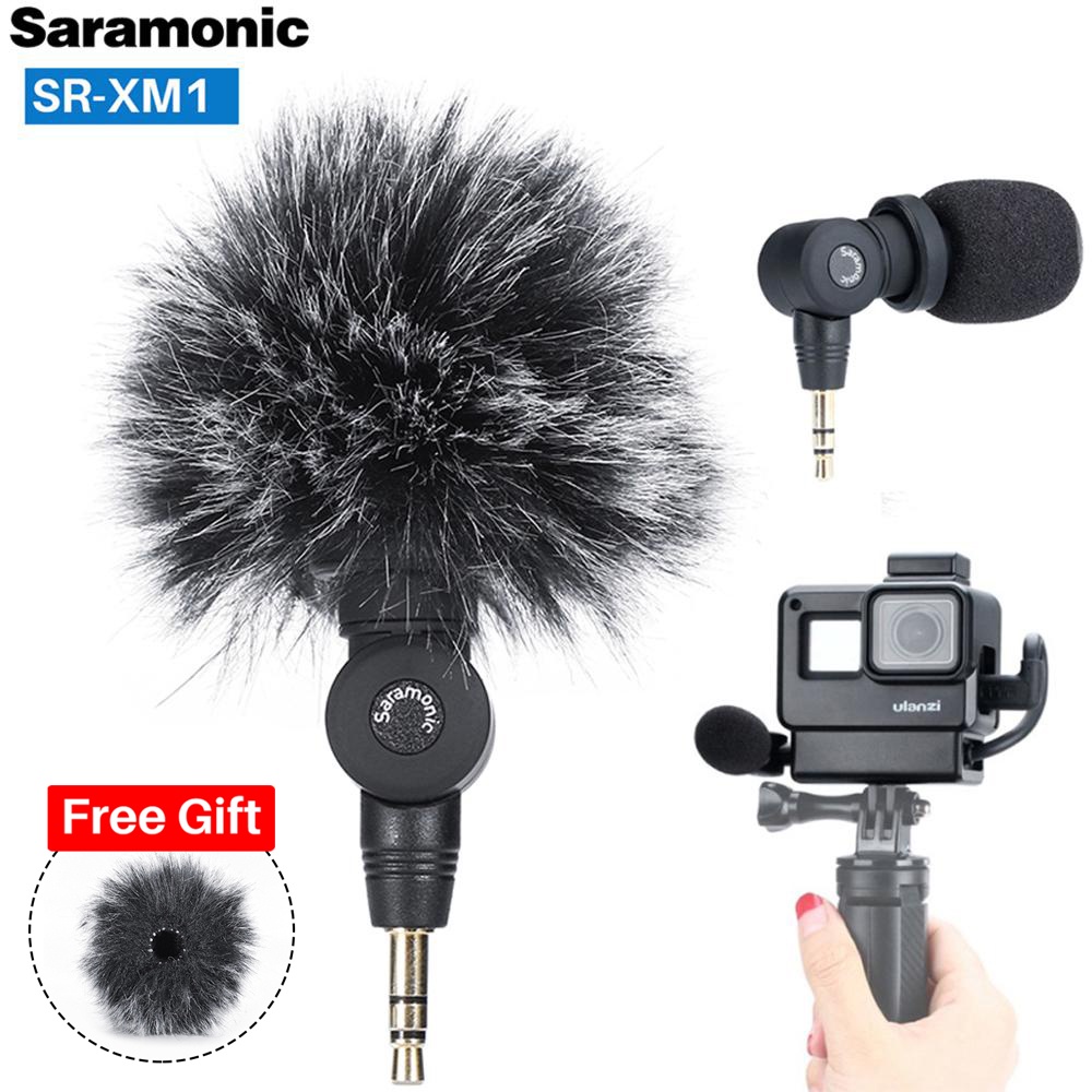 Saramonic SR-XM1 3.5mm Wireless Microphone GoPro Vlog Video Mic for ...