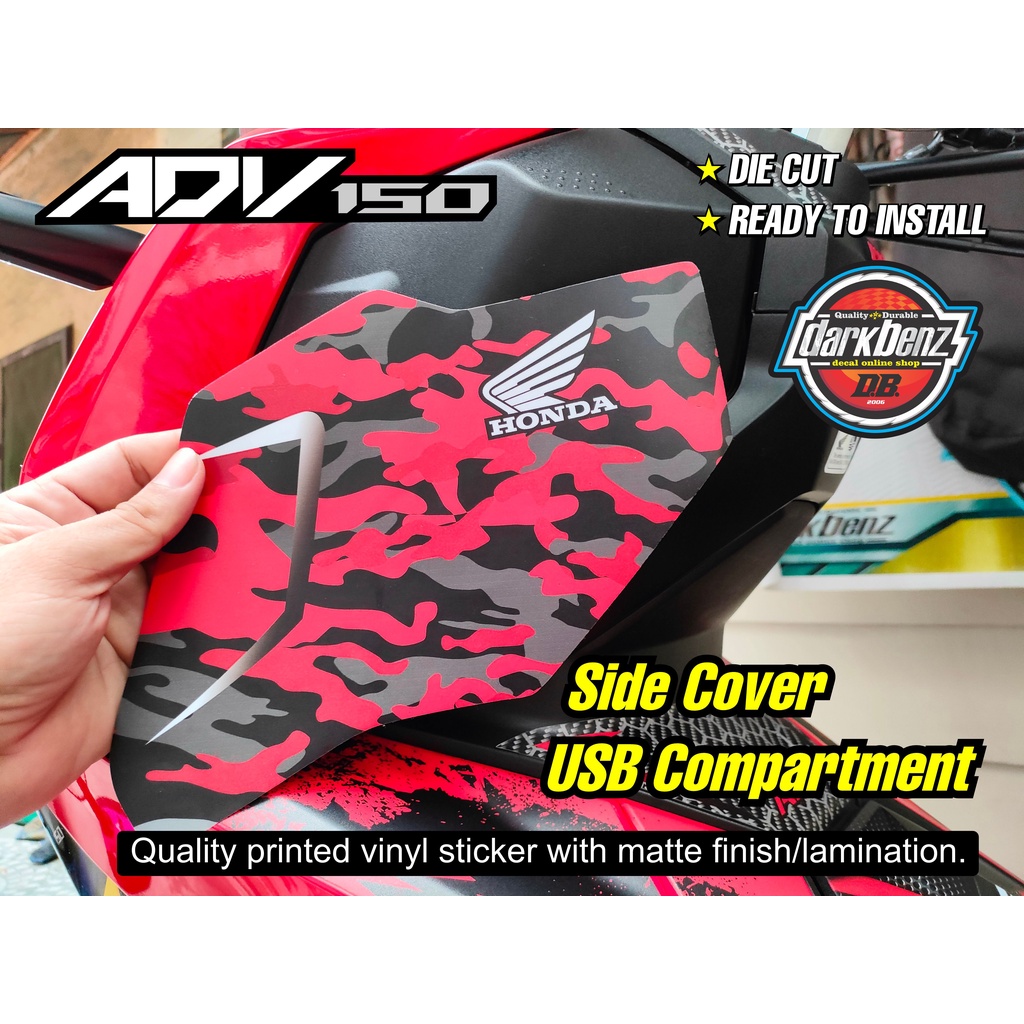 Honda ADV 150 &160 New Concept Quality Printed Sticker Decals | custom ...
