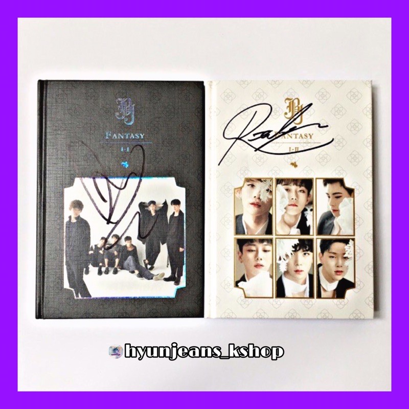 Jbj The 1st Mini Album - FANTASY (SIGNED / Hand Signature) | Shopee Philippines