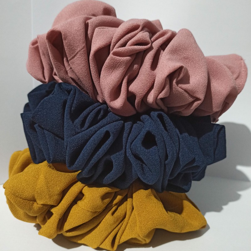 Big Size Diamond Crepe Scrunchie | Shopee Philippines
