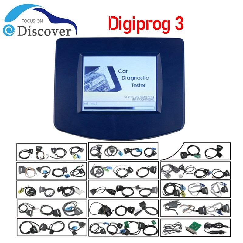 Digiprog3 Full set OBD Version CPU FTDI Chip Digiprog 3 V4.94 Mileage programmer DigiprogIII ...