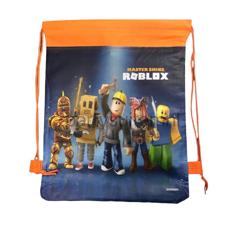 Roblox Game Theme Kiddie Lootbags/ Paper Bags/ Drawstring Bags | Shopee ...