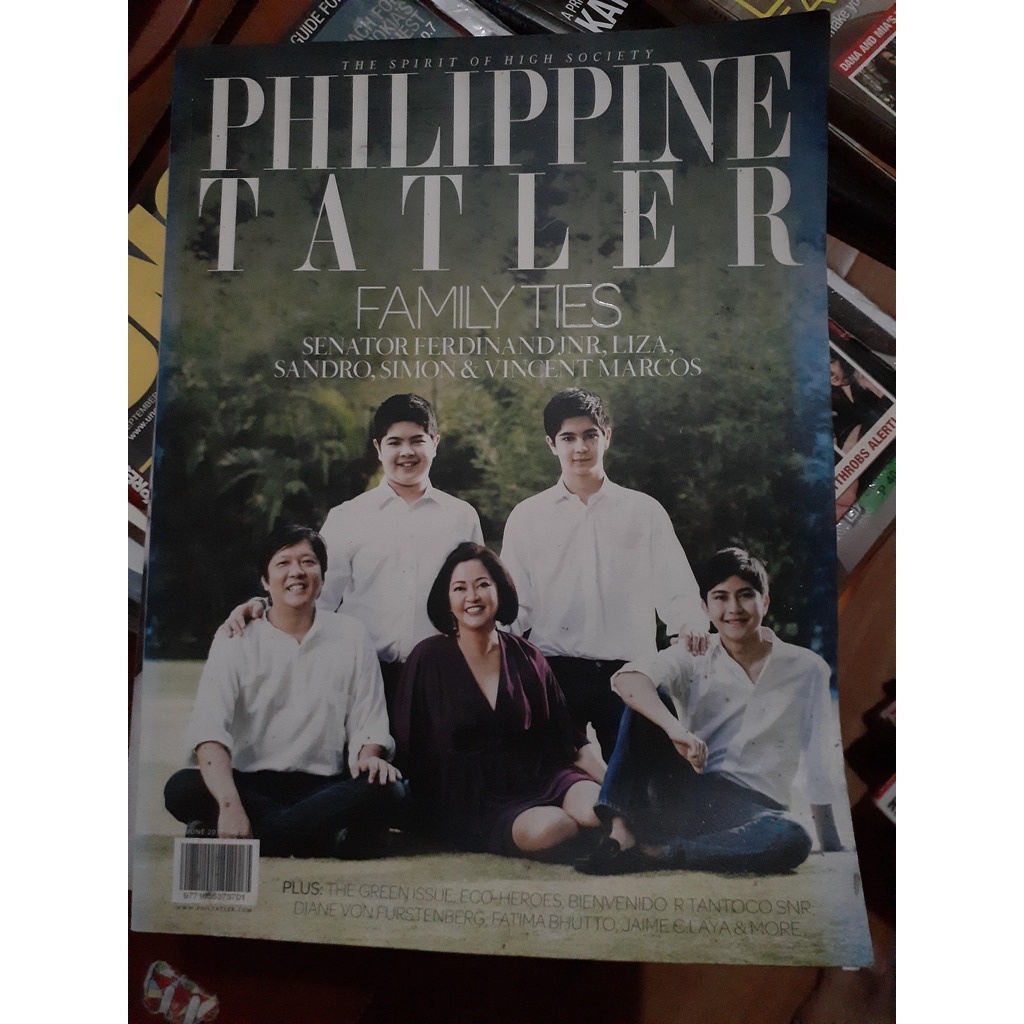 Philippine Tatler June 2011 Marcos Family | Shopee Philippines