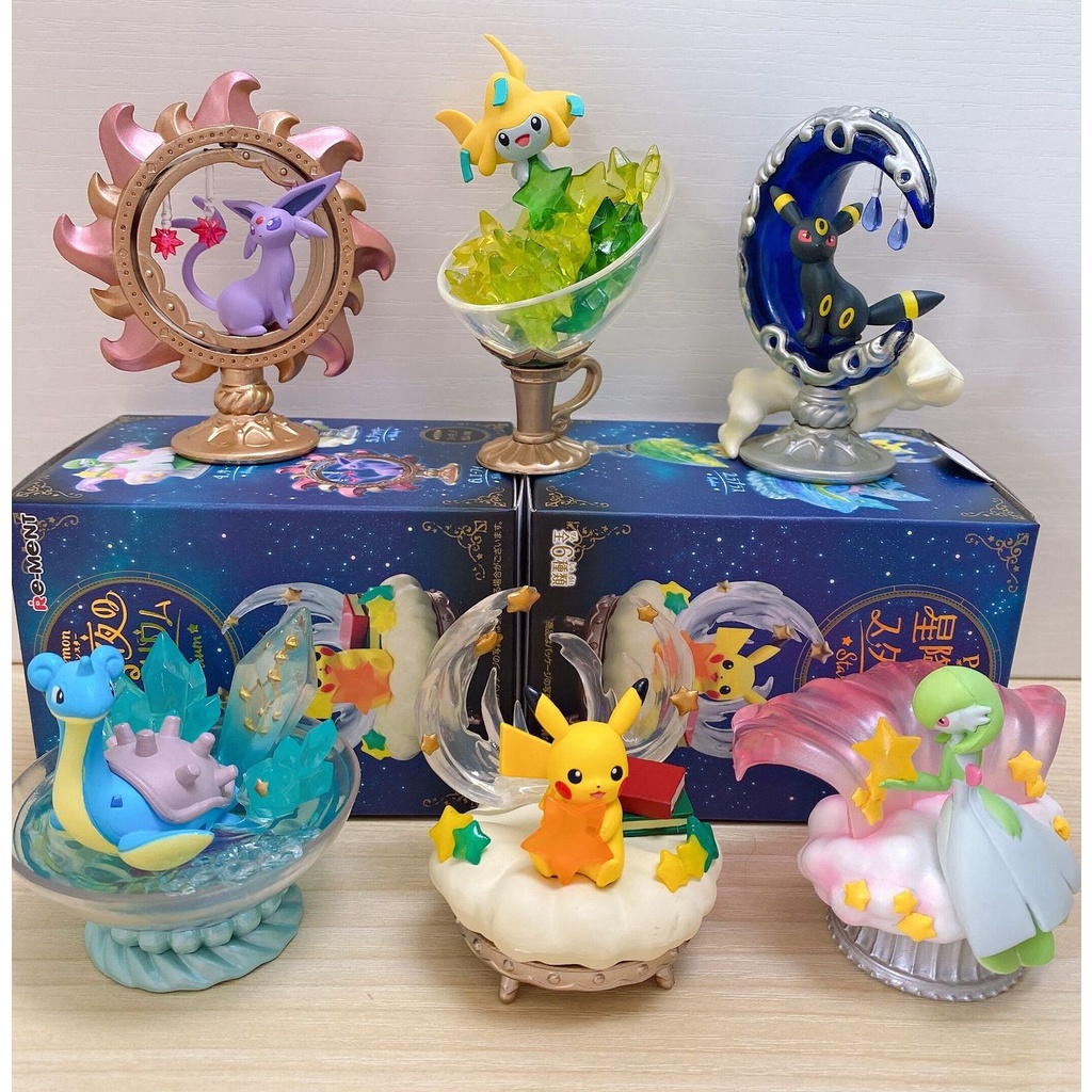 6pcs/set Pokemon Pikachu Monsters Eevee Larvitar Chibi Umbreon Espeon ...