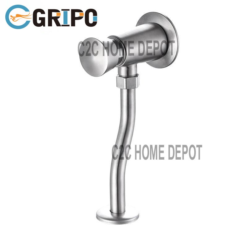 GRIPO NEW high end sus304 stainless delayed urinal valve push type ...