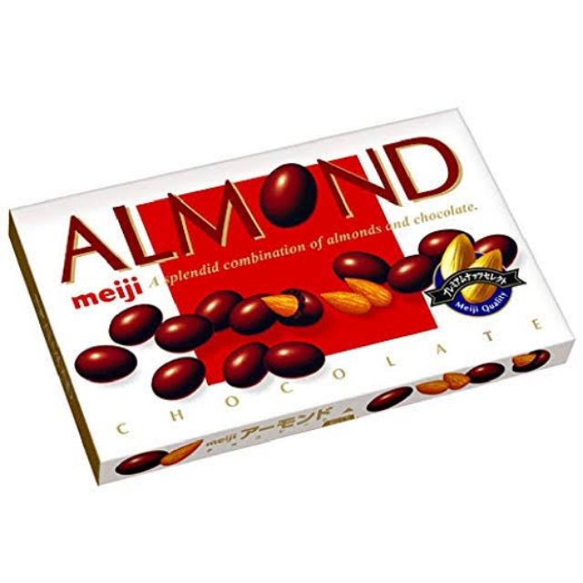 Meiji Almond Chocolate 79g | Shopee Philippines