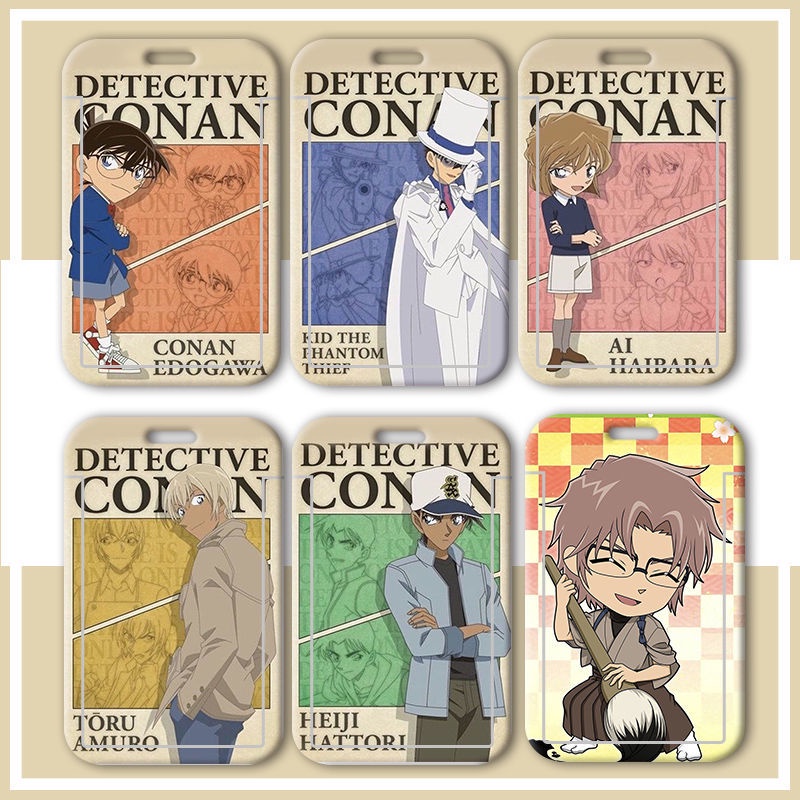 Anime Detective Conan Student Campus Card Pick Up Card Work ID Card ...
