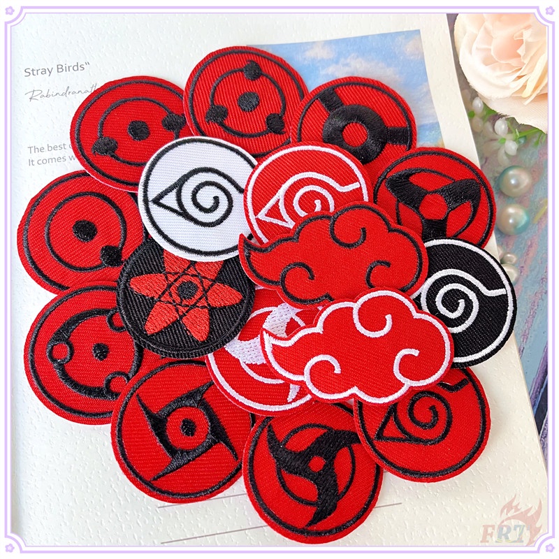 ♥ Uchiha Sharingan Logo - Naruto Iron-On Patch ♥ 1Pc Anime DIY Sew on ...
