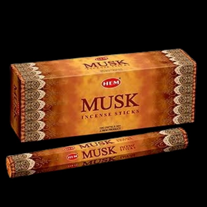 Hem Musk Incense 20 Sticks Encourages self-esteem and desirability ...