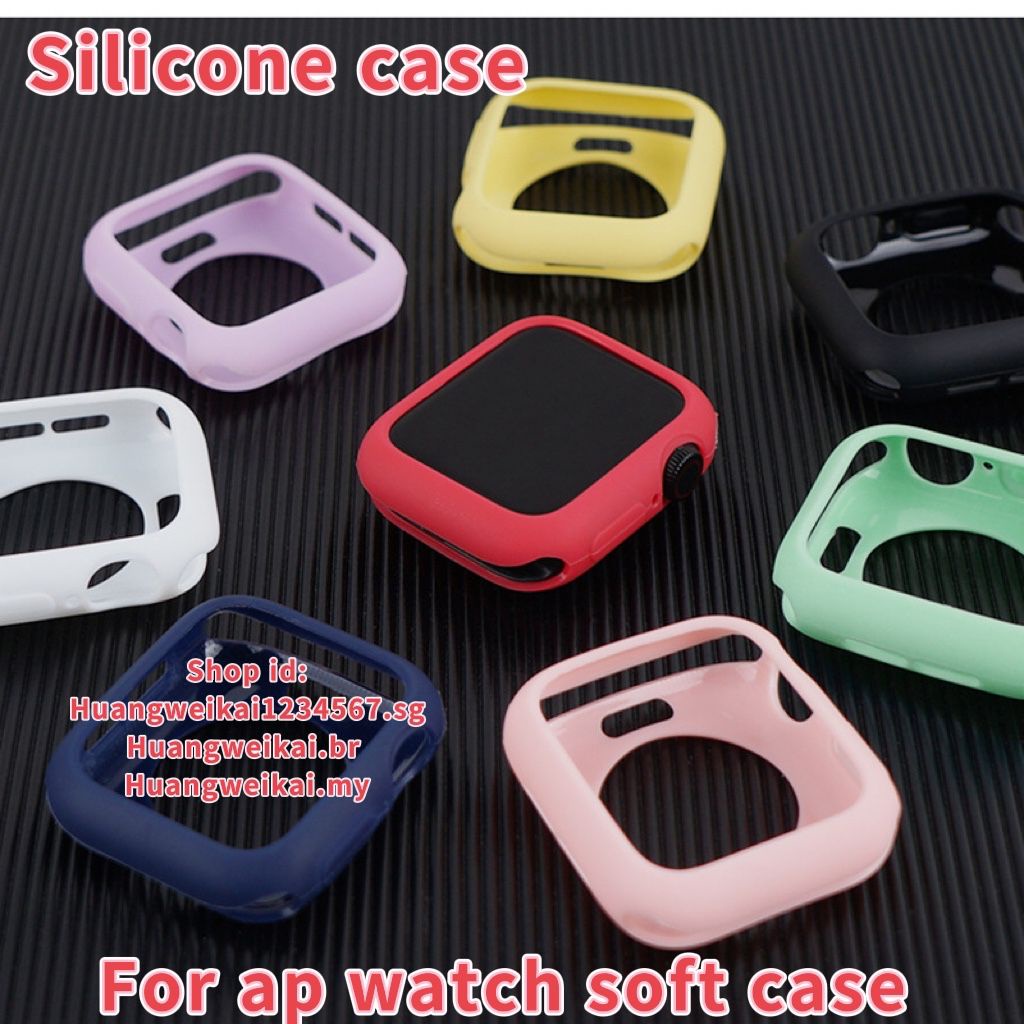 Silicone half case for smartwatch 4 5 6 7 8 se ultra candy cover smart ...
