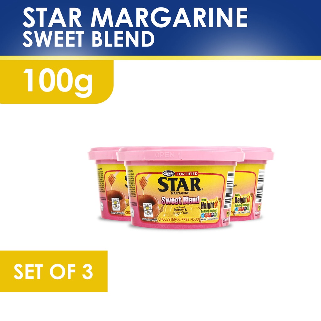Star Margarine Sweet Blend (100g) Set of 3 | Shopee Philippines