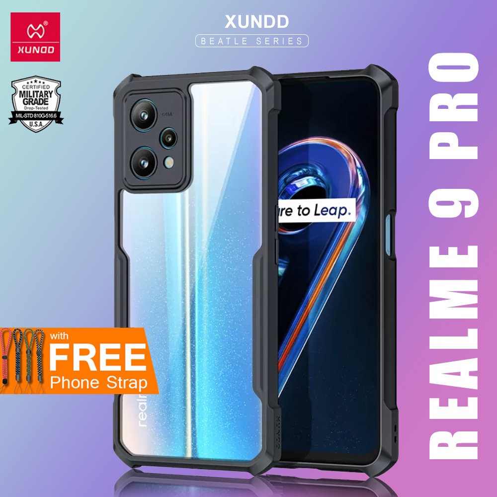 Xundd [ORIGINAL] Beatle Clear Hybrid Shock Proof Armor Case for Realme 9 Pro | Shopee Philippines