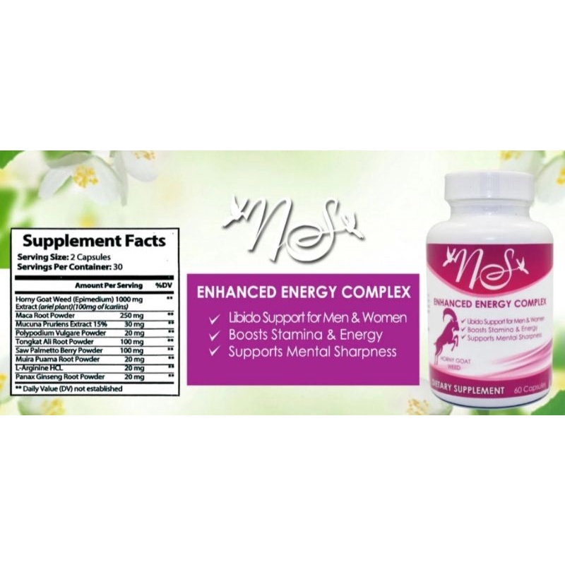 Ns Energy Complex (60 capsules/jar) | Shopee Philippines