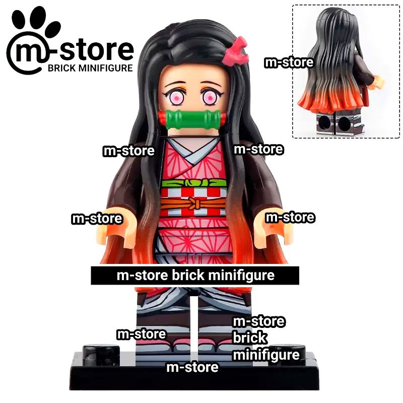 Brick demon slayer kimetsu no yaiba the movie mugen train nezuko kamado ...