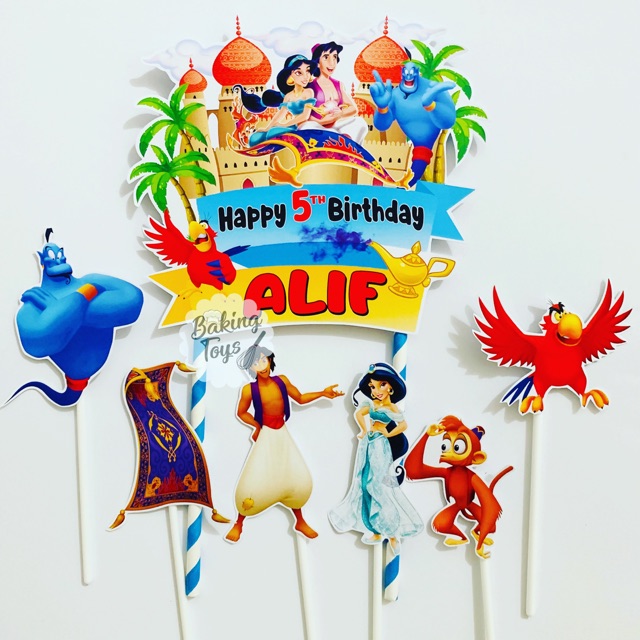 Aladdin / Aladin Birthday Cake Topper EtqF | Shopee Philippines