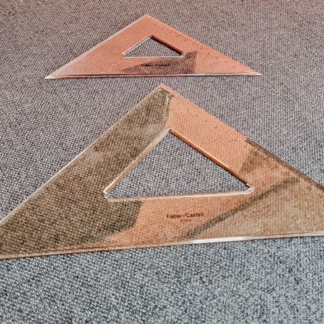 Triangle ruler by Faber Castell | Shopee Philippines