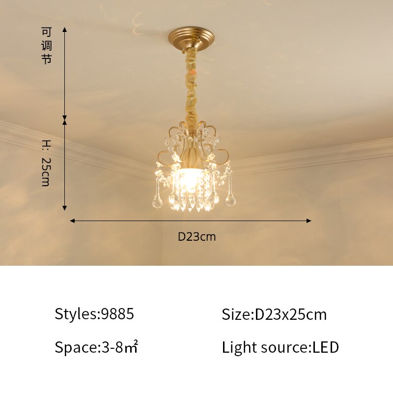 Trazos Modern K9 Crystal Ceiling Chandelier Led Light Fixture For ...