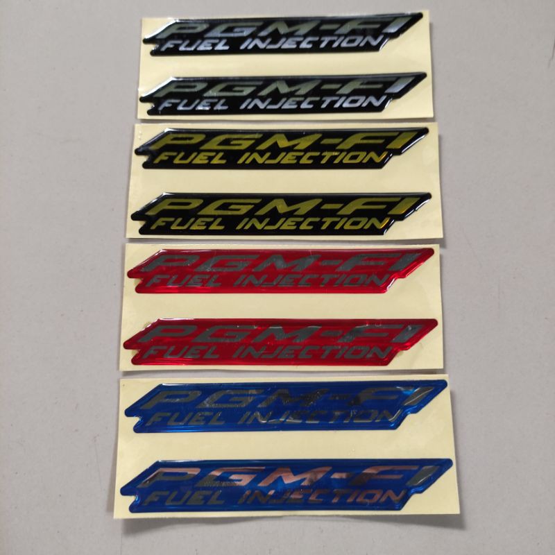 Quality embossed honda pgmfi emblem | Shopee Philippines