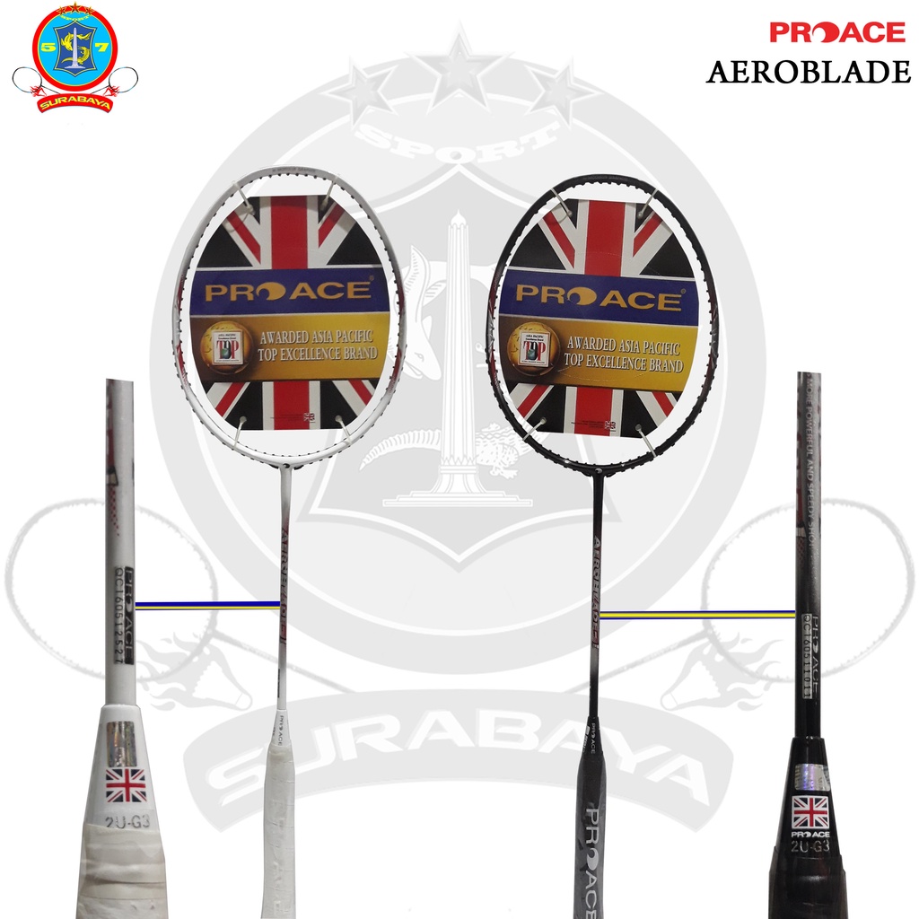 Original Pro Ace Aero Blade Racket, Complete Badminton Bonus | Shopee ...