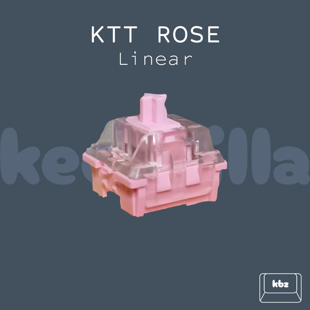 ☌KTT Rose Linear Switch Mechanical Keyboard Switch SMD LED 3 pin★1-2 days delivery | Shopee ...