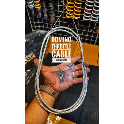 DOMINO THROTTLE CABLE UNIVERSAL (ORIGINAL) | Shopee Philippines