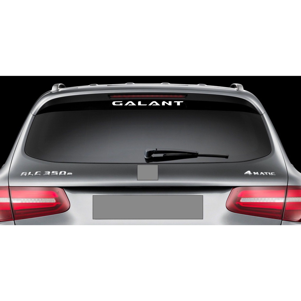 Rear Window Sticker fits Mitsubishi Galant Vinyl Decal Emblem Sticker ...