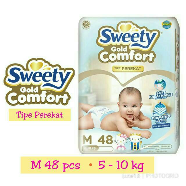 Sweety Gold comfort Tape M 48 M48 Sweety Premium Gold Baby ...