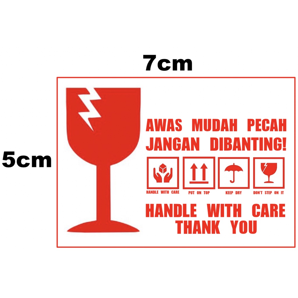 Fragile Sticker Easy Broken Fragile Sticker Fragile Sticker Fragile ...