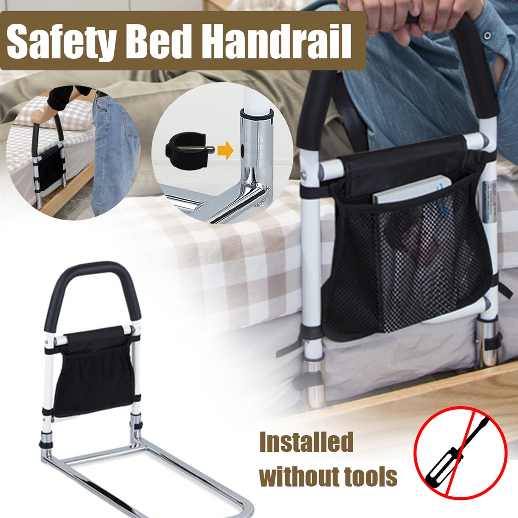 Bed Rail Handle Railing Secure Assist Adult Elderly Safety Aid Handrail ...