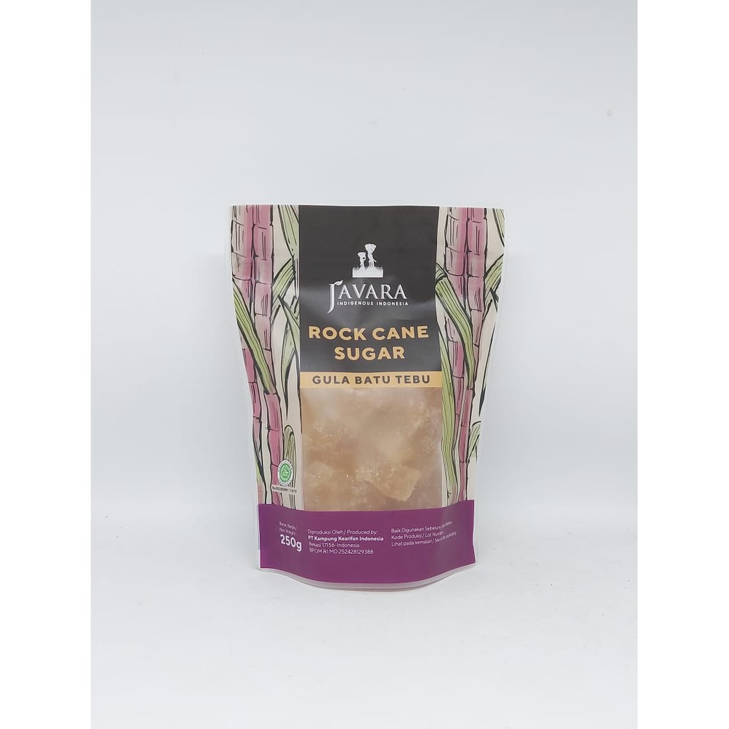 Javara Sugar Cane Pouch 250gr - Natural Rock Sugar Pouch Refill 250gr ...