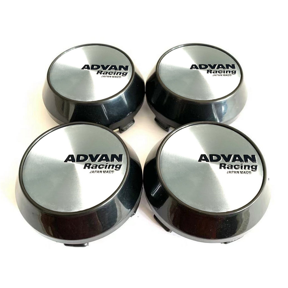4pc 60/64/65/68/69MM ADVAN Racing Car Modified Wheel Center Cover Rim ...