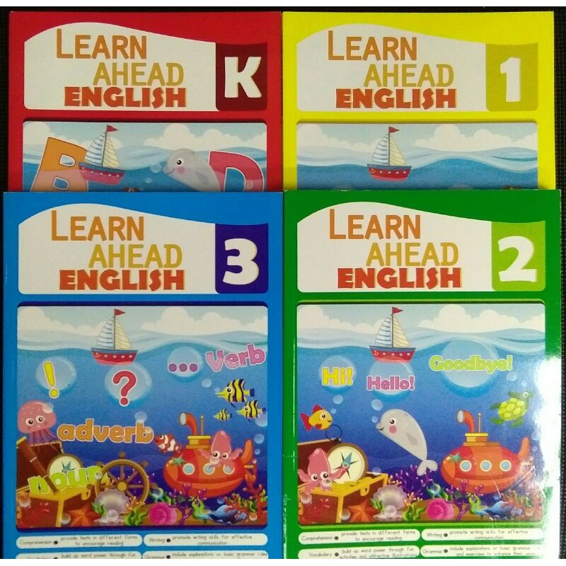 Learn Ahead English Workbook(K,1,2,3) | Shopee Philippines