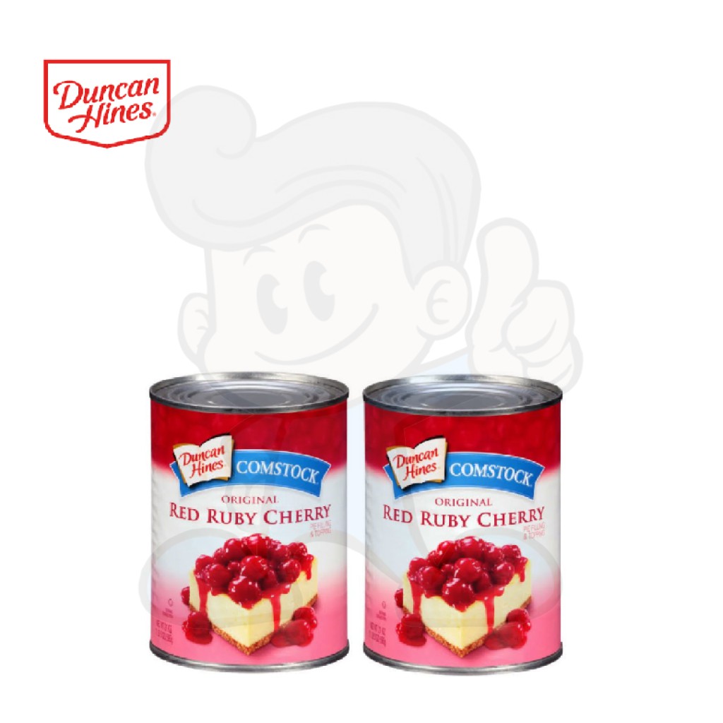 Duncan Hines Original Comstock Red Ruby Cherry (2 x 21 oz) | Shopee ...