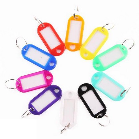 Keychain Label ID Assorted Colours (200pcs) | Shopee Philippines