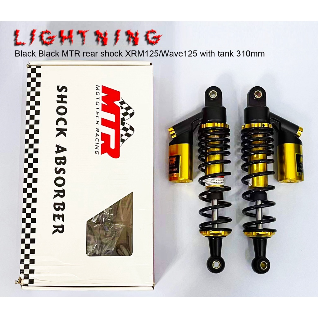 MTR rear shock XRM125Wave125 with tank 310mm | Shopee Philippines