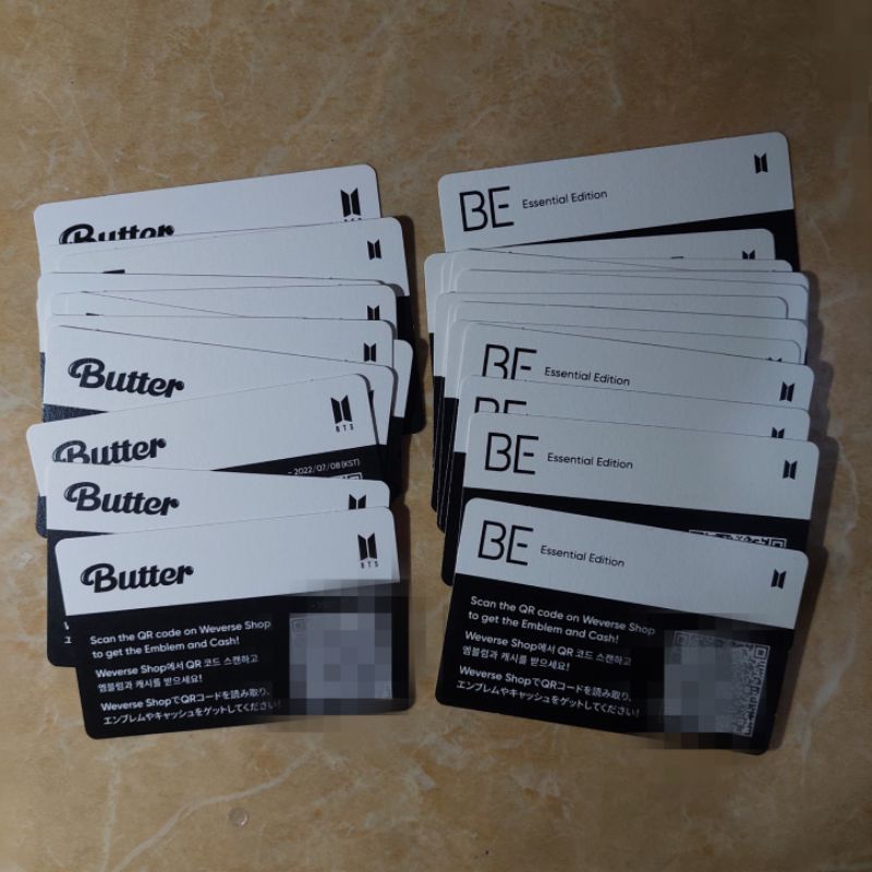 Qr CODE ALBUM BTS [BUTTER, BE ESSENTIAL] DOESN'T SCAN WEVERSE BIGHIT ...
