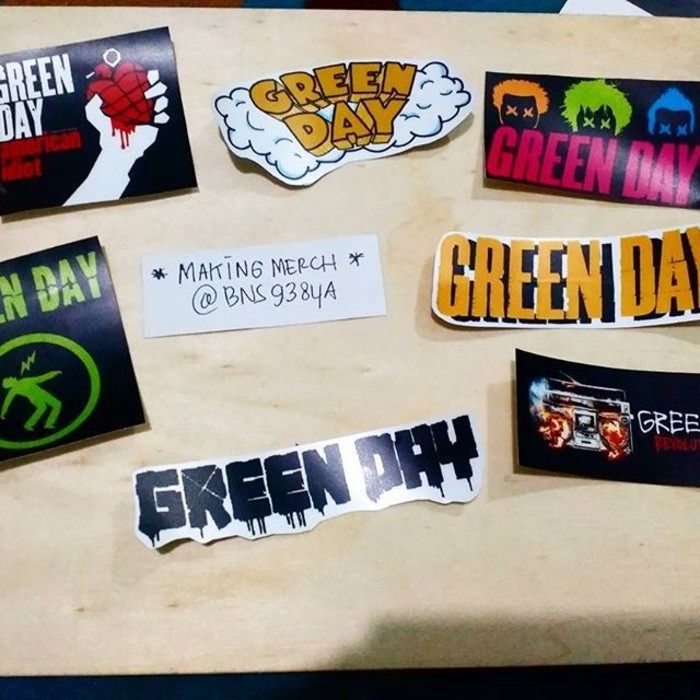 Green DAY BAND Vinyl STICKER | Shopee Philippines