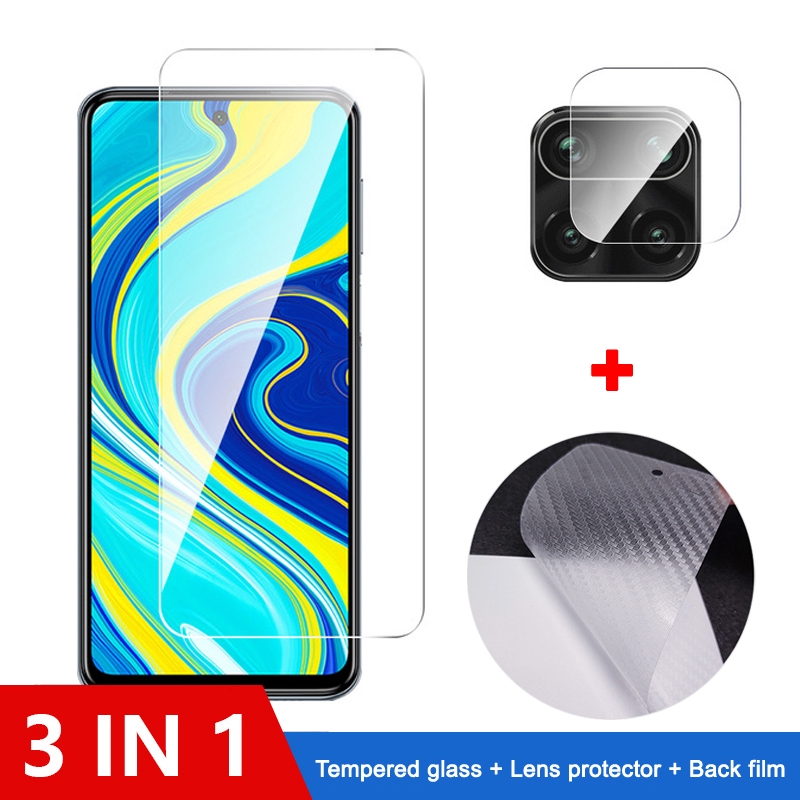3-in-1 For Xiaomi Redmi Note9 Screen Protector For Xiomi Redmi Note 9 ...