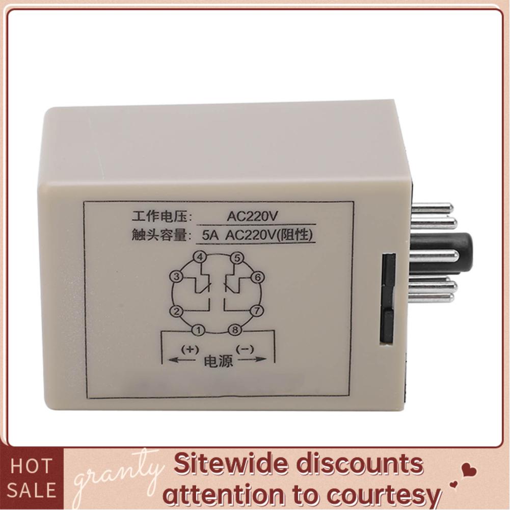 Granty Flasher Relay Time Delay Timer 8 Pin 1S Infinite Loop 5A AC 220V ...